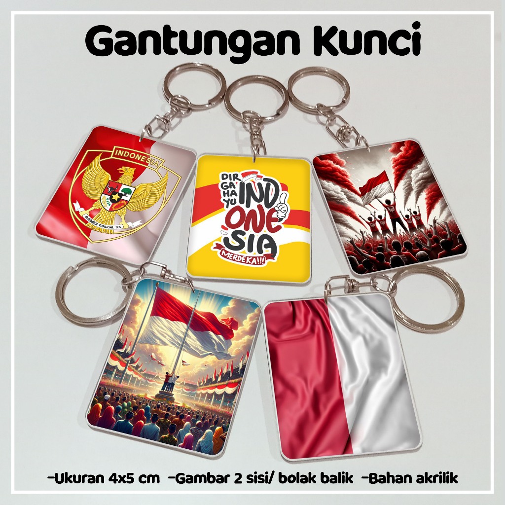 GANTUNGAN Indonesian national team key chain - Ganci dirgahayu ...