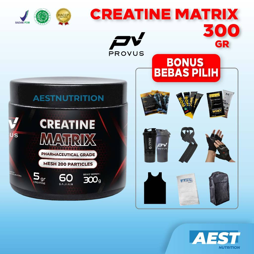 Provus Creatine Matrix 300 grams Creatine Monohydrate Unflavored ...