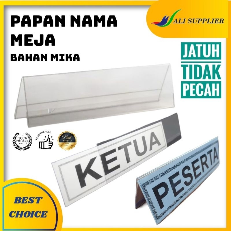 MIKA COMMITTEE TABLE / TABLE NAME / NAME TAG / NAME BOARD / TABLE NAME ...