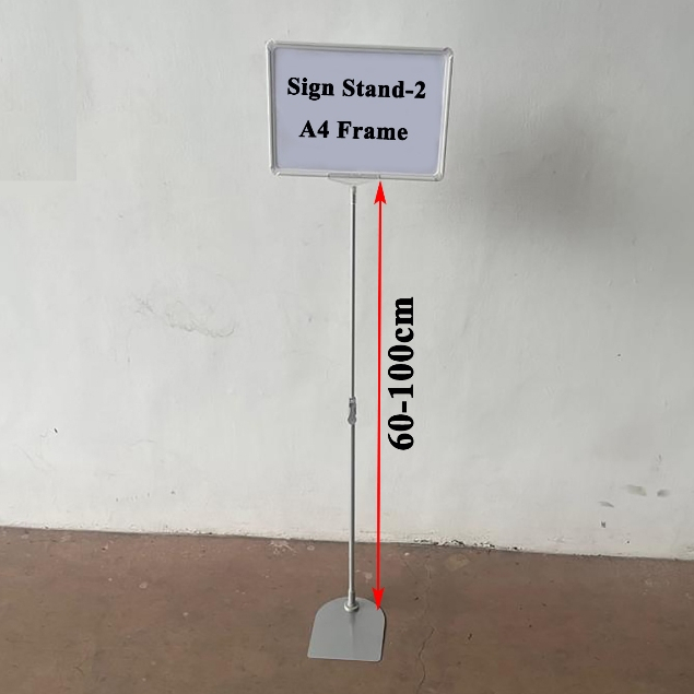 Ss - 2 Telescopic Standing Frame - Portable Frame Stand Frame Display ...