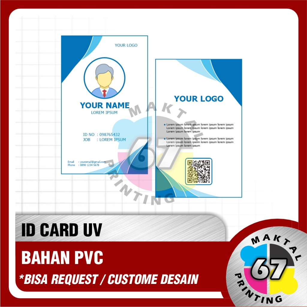 Custom UV ID Card | Student/student Identity Card | Identification card ...