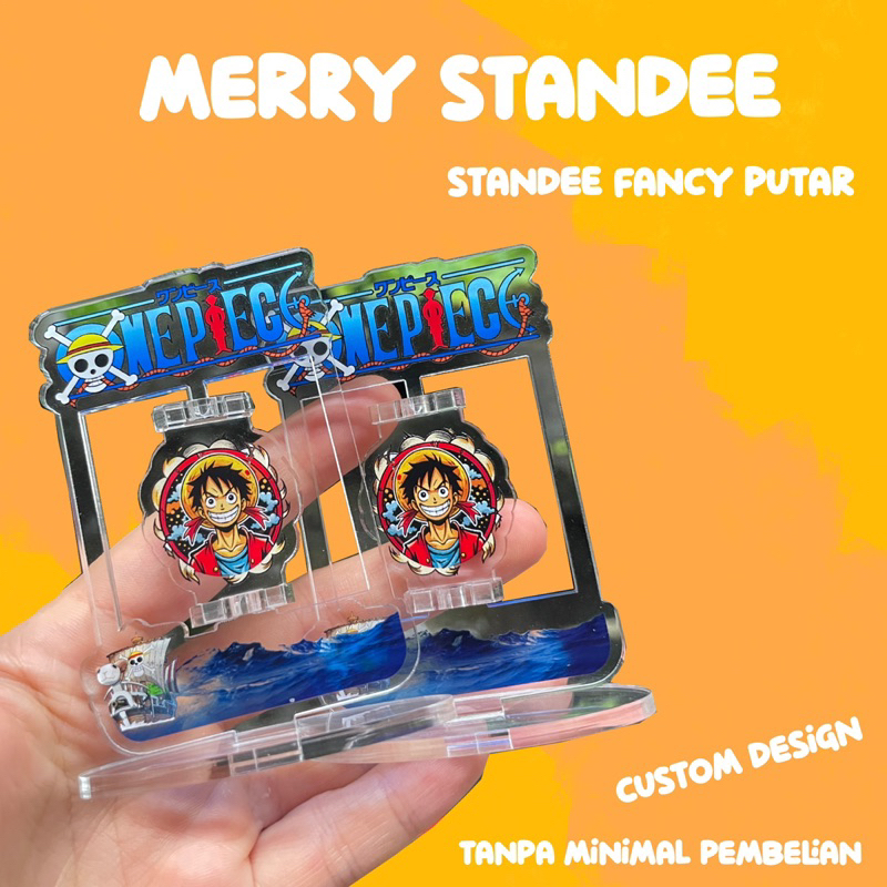 Custom merry standee / fancy rotating stande / rotating acrylic standee ...