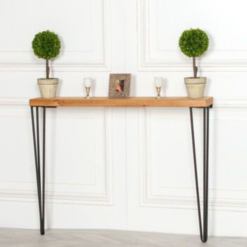 Console Table, Long Aesthetic Home Corner Table, Wall Mounted | Shopee ...