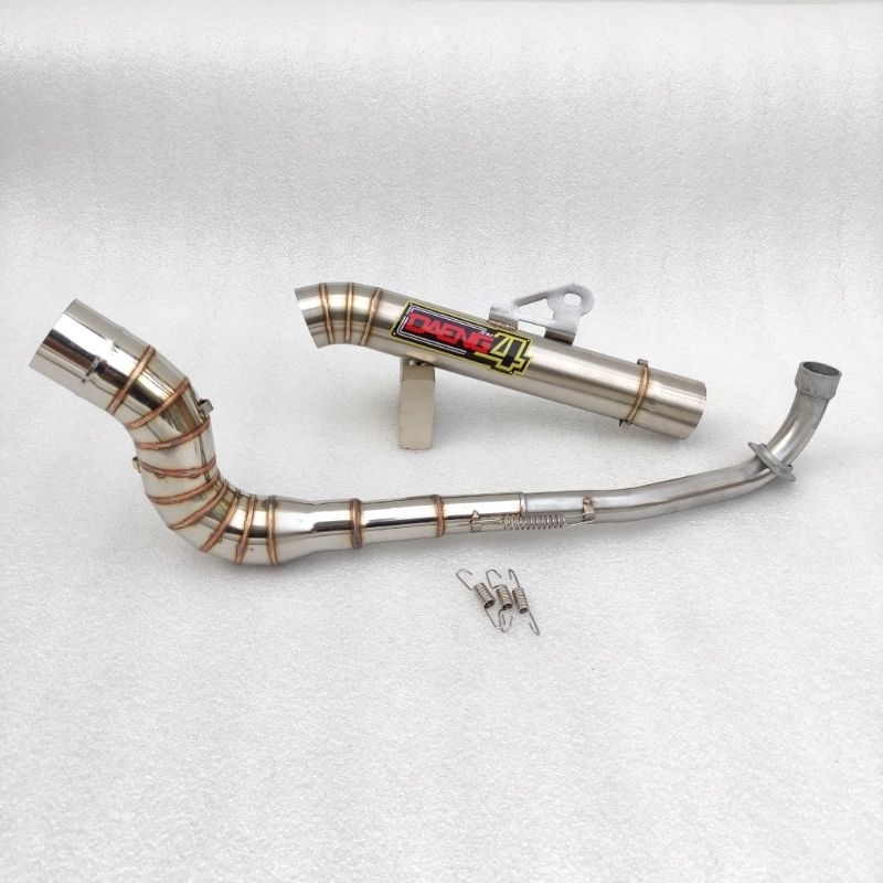 Daeng super open pipe 51mm canister tube type 1set and big elbow for ...