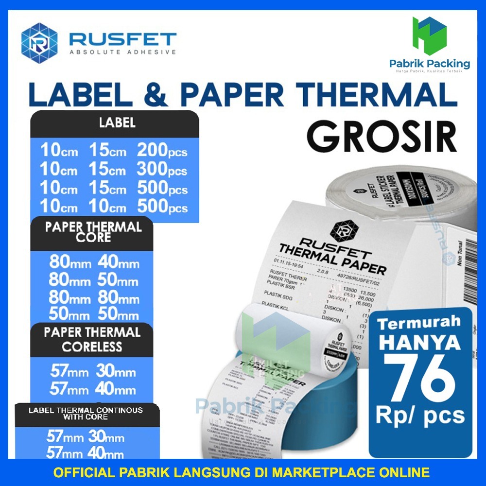 Thermal Receipt Paper Cashier Paper EDC ATM Paper Thermal Roll Thermal ...