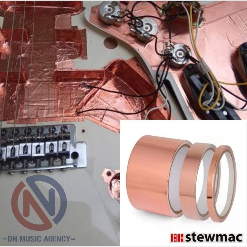 Stewmac shielding tape copper foil body guitar & bass original EMI ...