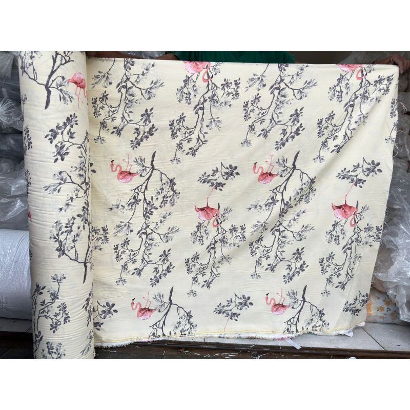 Microtex l polymicro Cream fabric | Shopee Malaysia