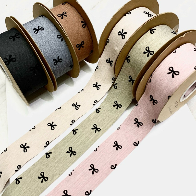 Thediylab [PERYARD/90CM] FINE AESTHETIC PREMIUM COQUETTE RIBBON 2.5cm ...