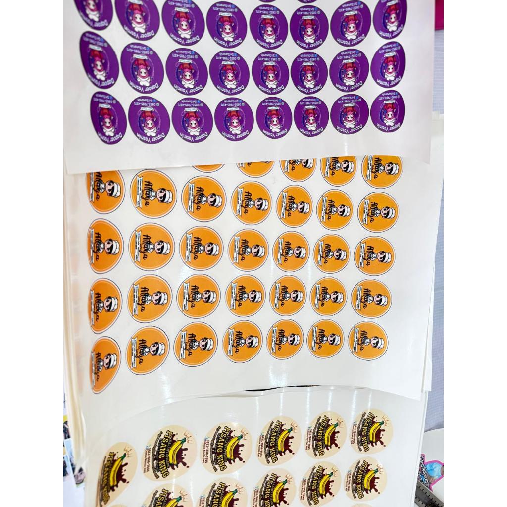 Custom STICKER PRINT LABEL STICKER FOR ALL NEEDS | Shopee Malaysia