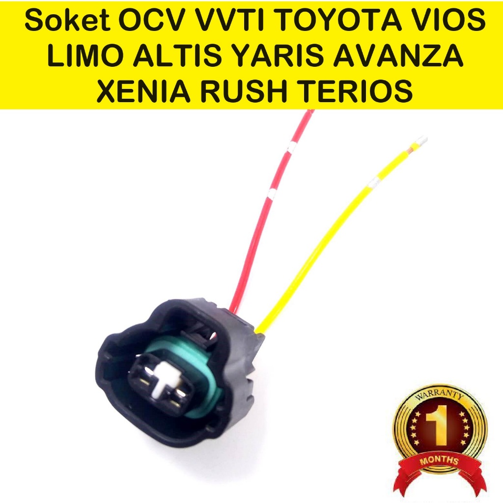 Socket Socket SENSOR OCV VVTI TOYOTA VIOS LIMO ALTIS YARIS AVANZA XENIA ...