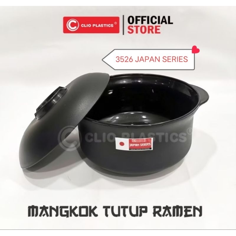 Clio PLASTICS 3526 bowl + JAPAN plastic ramen lid 900 ml | Shopee Malaysia
