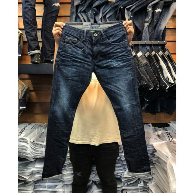 Lecaso Denim Original Slim Straight Premium - Distro Washing Snow Men's ...