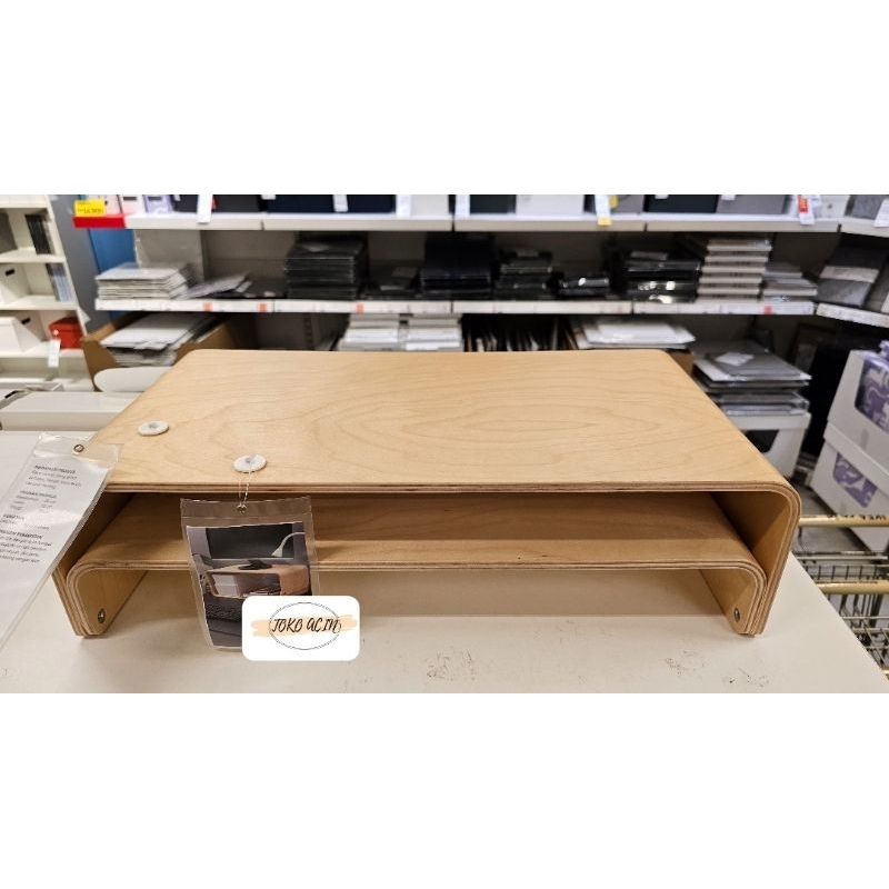 KAYU Vattenkar laptop stand/burch wooden monitor 52x26cm, laptop stand ...