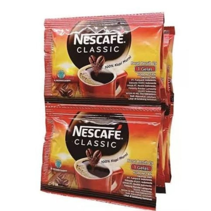 Nescafe Classic Coffee Sachet 2g contains 10pcs (1 PLAN) | Shopee Malaysia