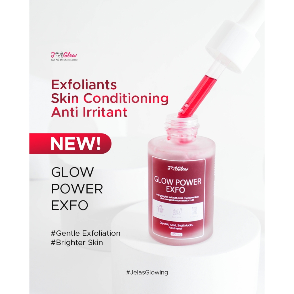 Jglow Skincare- Glow Power Exfo Serum 30 ml- Removes Dead Skin Cells ...