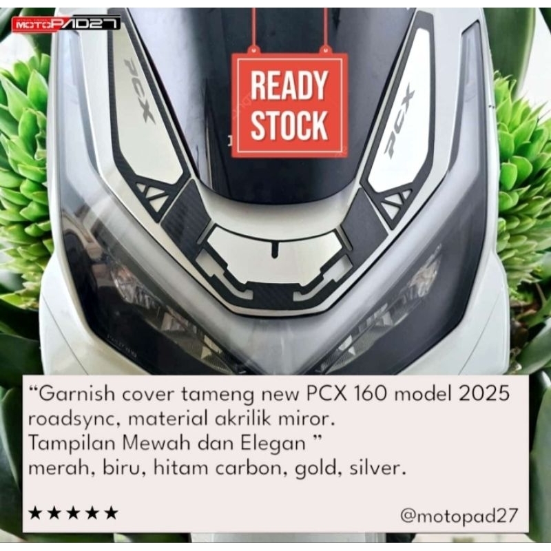 New PCX 160 2025 GARNISH COVER up - PCX 160 ACCESSORIES | Shopee Malaysia