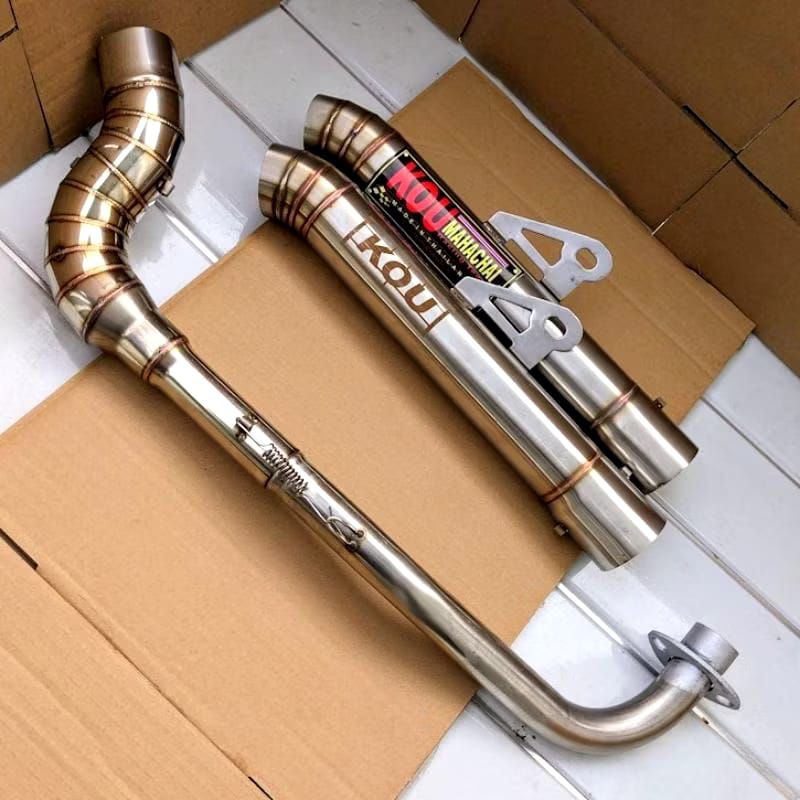 1 set MAHACAI kou/super open pipe canister for wave 125/xrm125/fury 125 ...