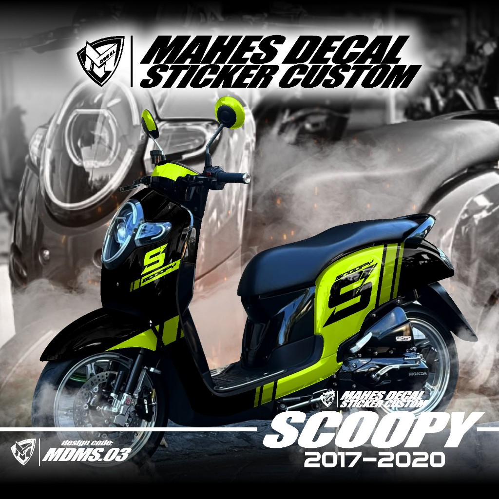 Newest Decal Sticker Honda Scoopy 2017 2018 2019 2020 Full body - New ...