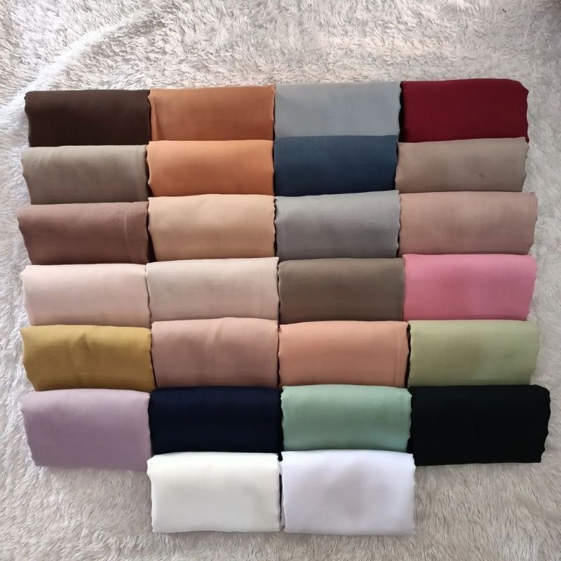 Paris Premium Rectangular Hijab | Anti-letoy Hijab | Labeled Premium Al ...