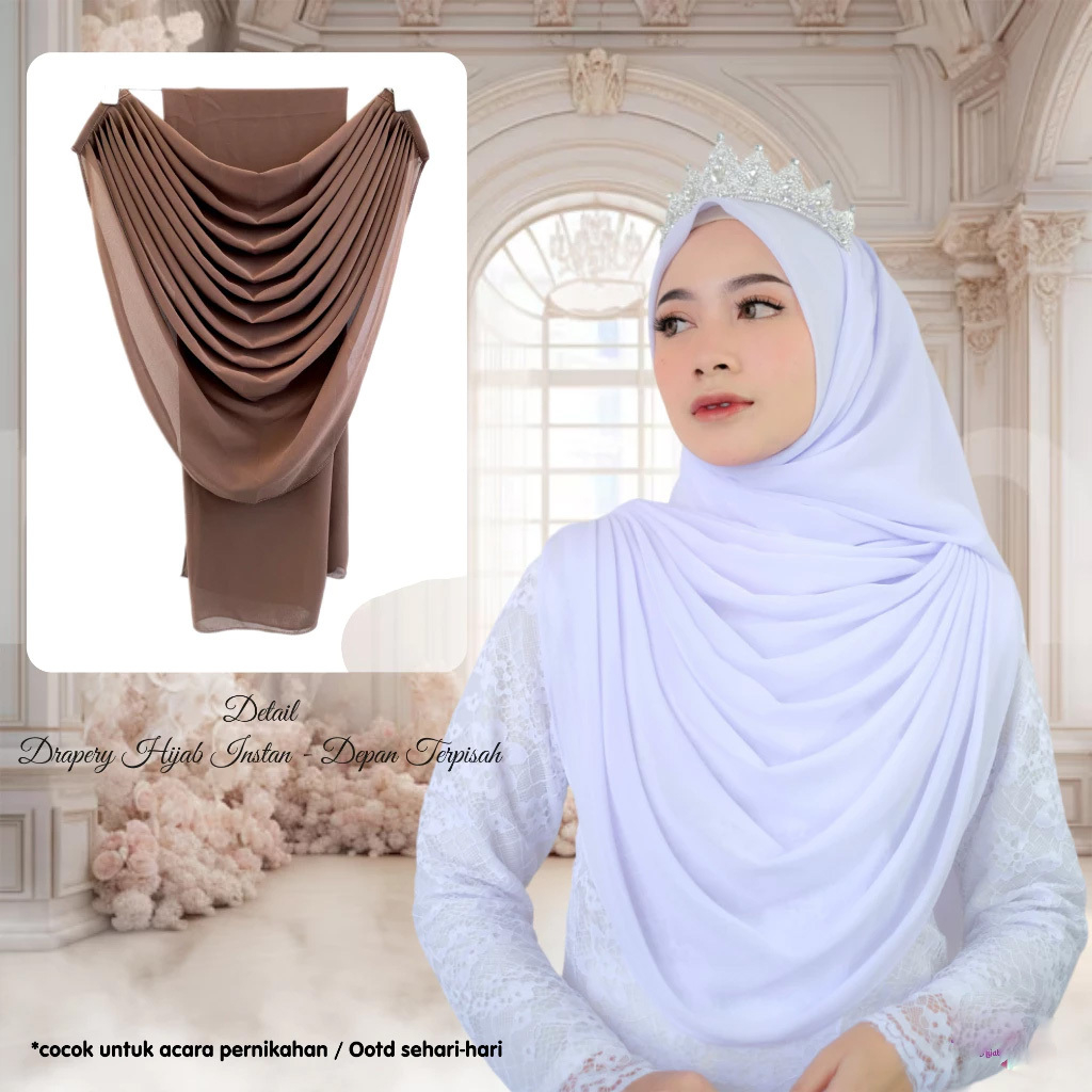 Instant DRAPERY HIJAB SET PASHMINA MALAYSIA | Shopee Malaysia