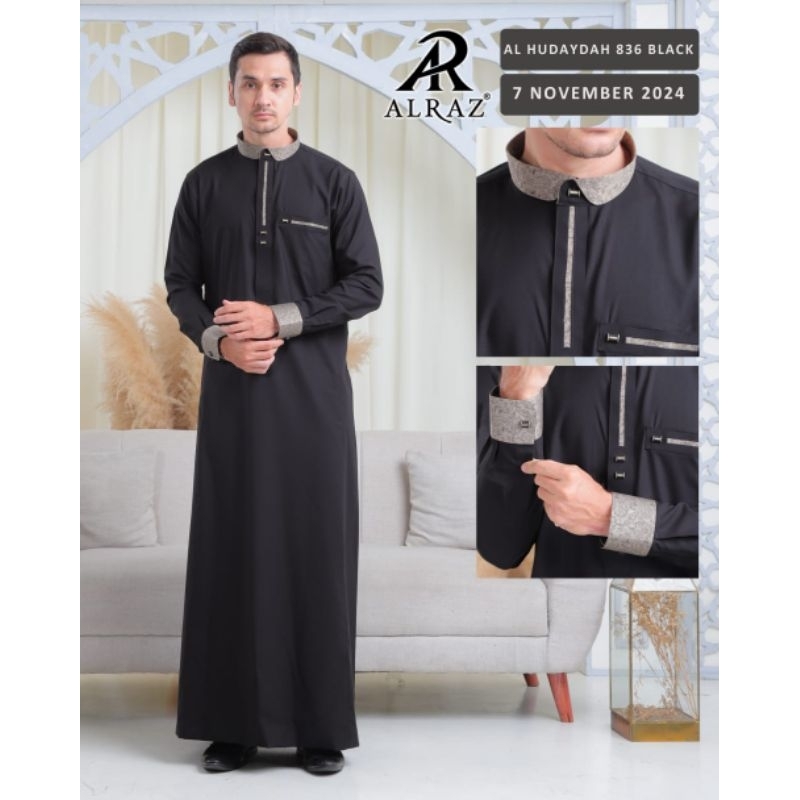 Alraz-thobe Fancy Cuff Special Ramadhan 836 | Shopee Malaysia