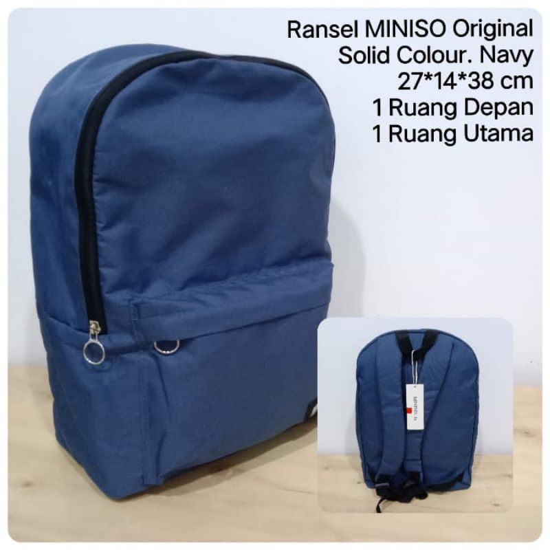 ORIGINAL MINISO BACKPACK | Shopee Malaysia