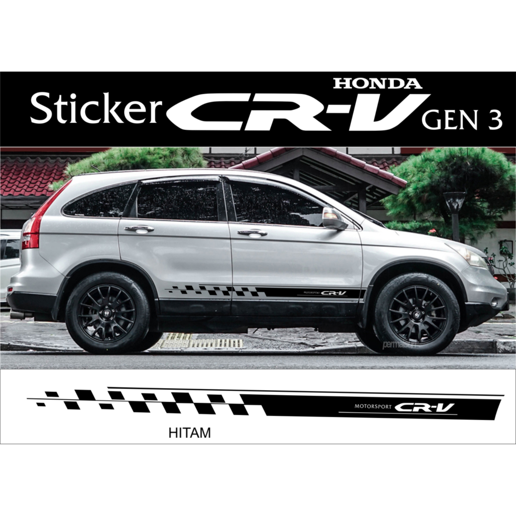 Sticker HONDA CR-V GEN 3 DOOR STICKER HONDA CRV | Shopee Malaysia
