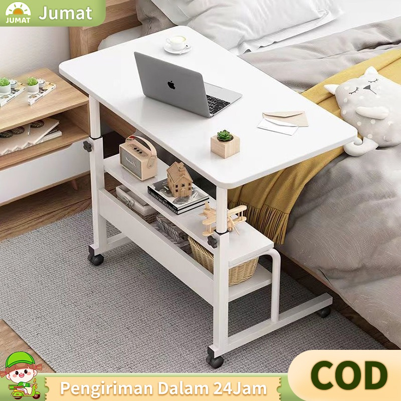 Laptop Desk Adjustable Standing large Bed Side Table Computer Desk ...