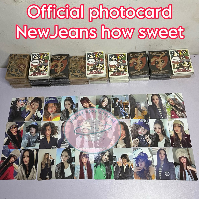 Official photocard newjeans how sweet weverse version album pc new ...