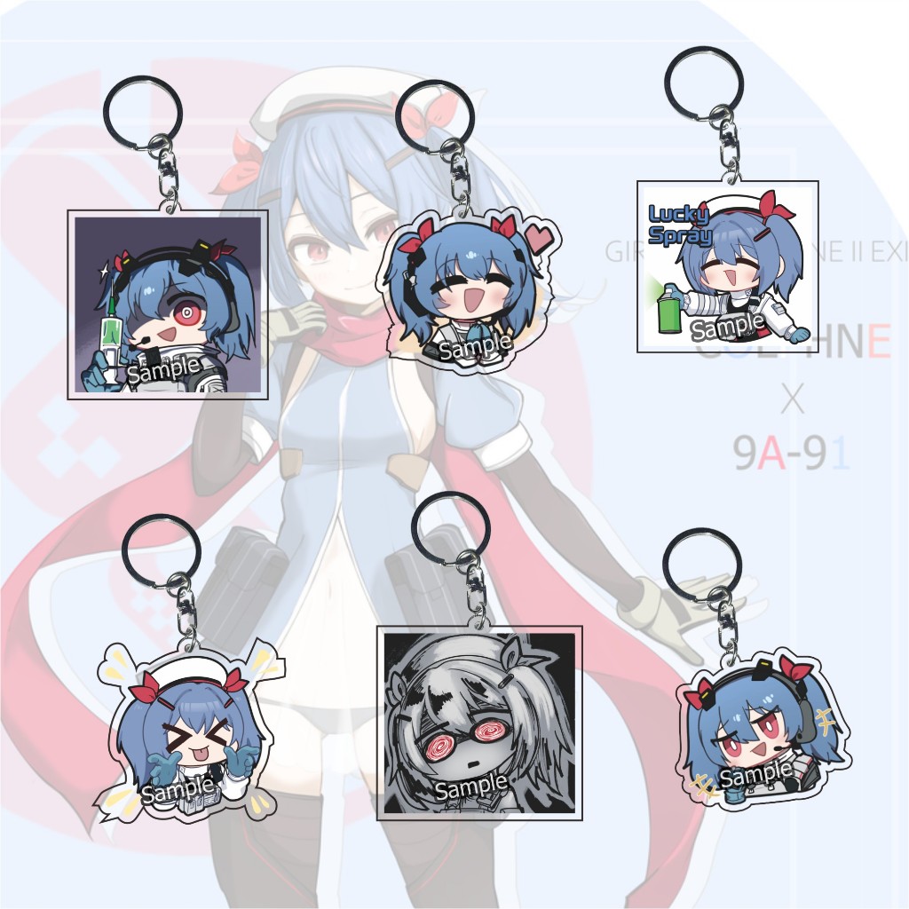 GANTUNGAN Colphne Exilium Girls' Frontline 2 Keychain - Anime Games ...