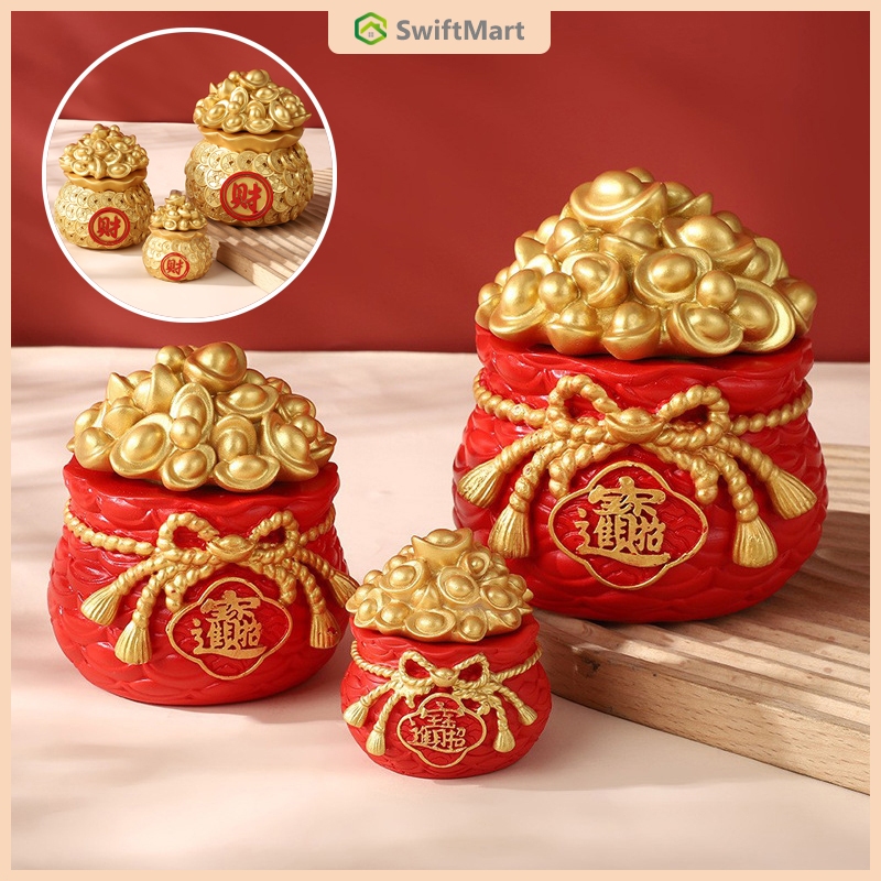 【Ready】Chinese New Year Money Decoration Display / Lucky Coin Display ...