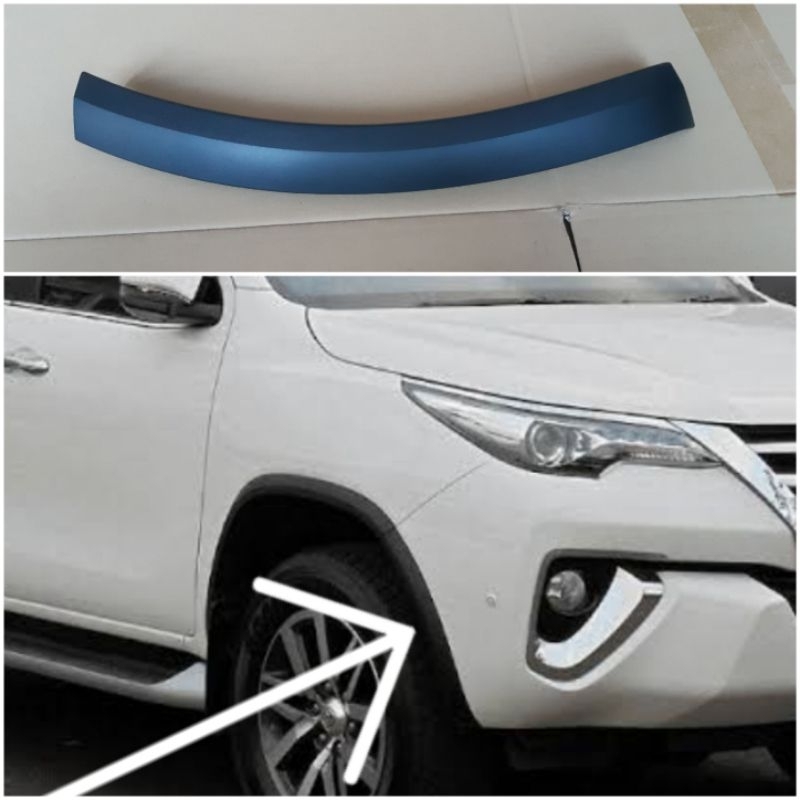 FENDER Original Toyota Fortuner VRZ Right Left Front Bumper Extension ...