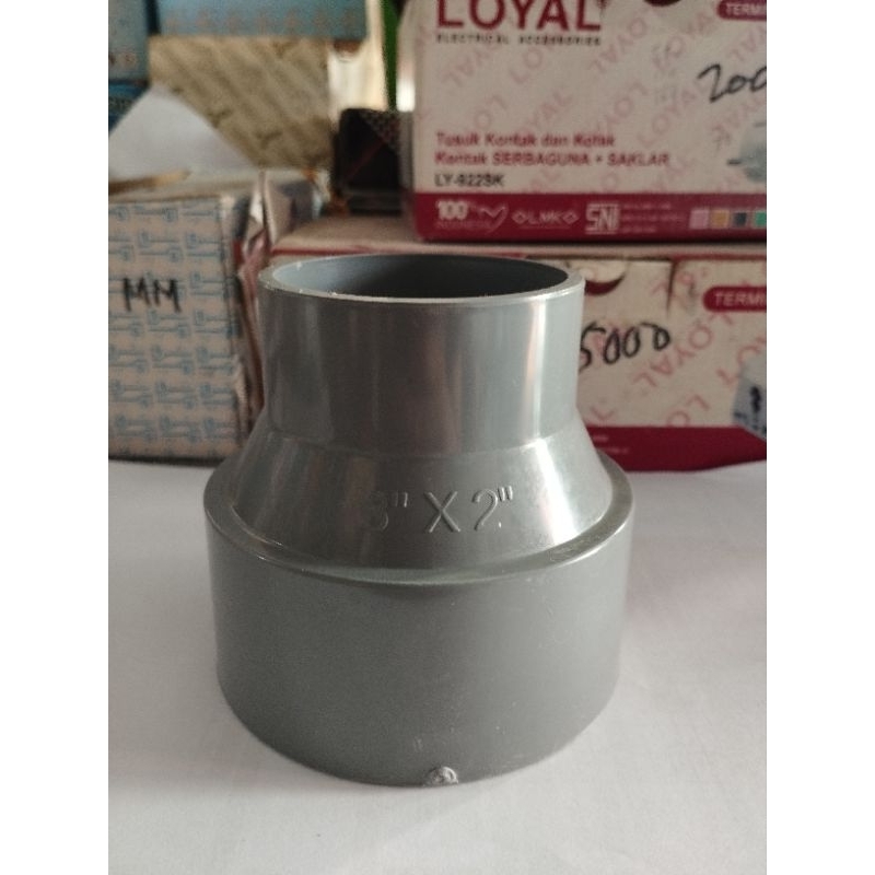Reducer Socket/ Vlok Sok 3" Inch X 2" PVC Pipe D/ Fitting Ploksok 3x2 ...