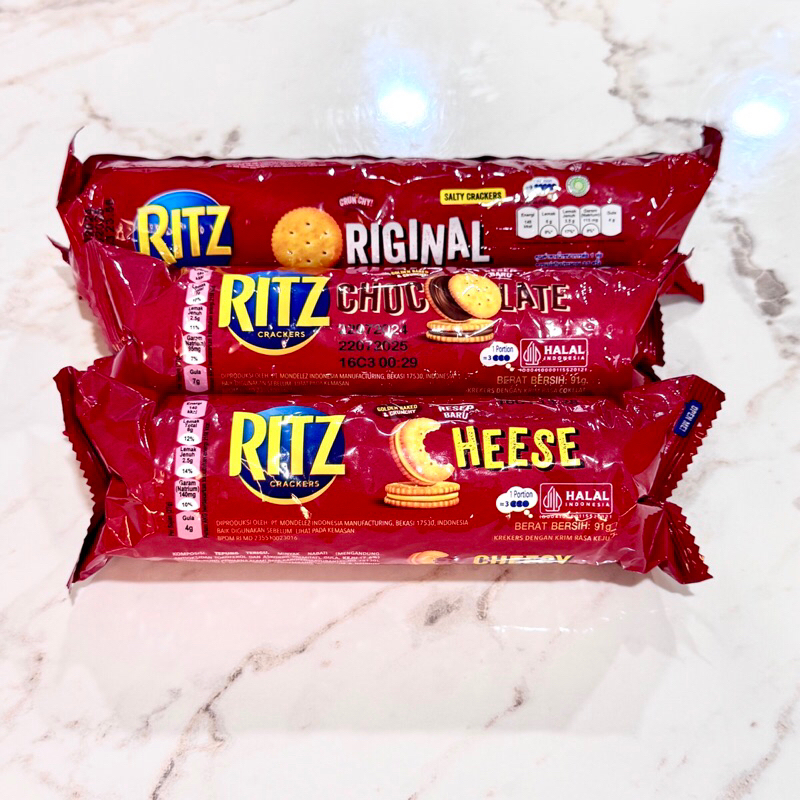 Ritz Crackers Sandwich Biscuit Cheese Original Chocolate | Shopee Malaysia