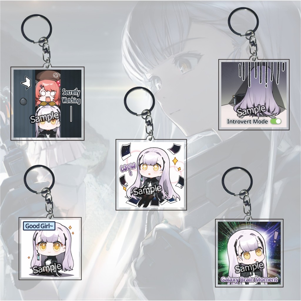 GANTUNGAN Exilium Tololo ALL Girls Frontline Keychain - Key Chain ...