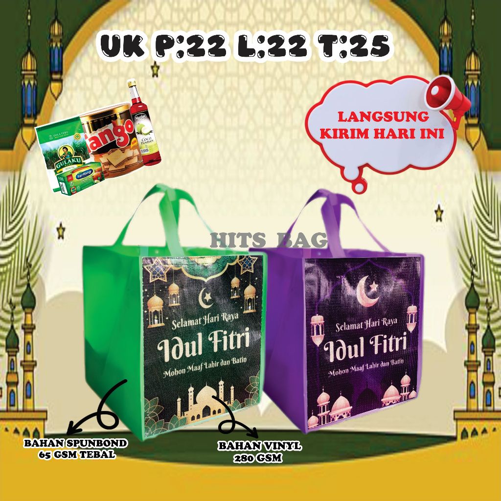 Eid UL FITRI BAG/IDUL FITRI BAG/LEBARAN BAG GOODIEBAG EID BAG/LEBARAN ...