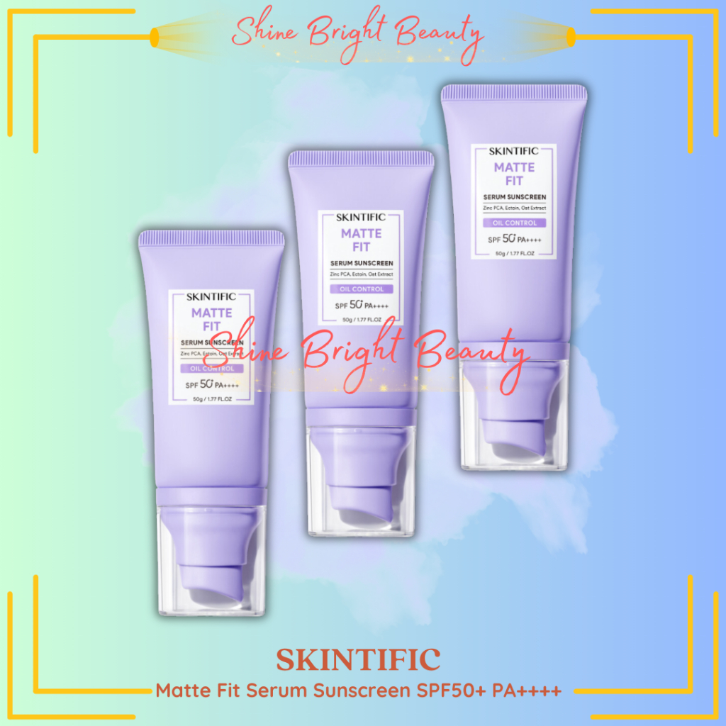 Skintific Matte Fit Serum Sunscreen SPF50+ PA++++ BPOM No whitecast ...