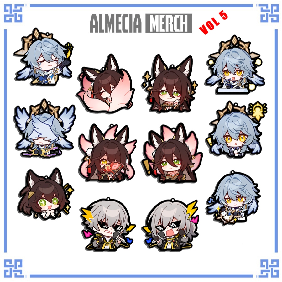 GANTUNGAN Keychain Honkai Star Rail Acrylic Vol 5/ Keychain HSR Honkai ...