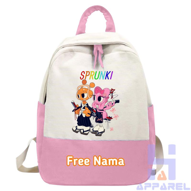 Incredibox SPRUNKI OREN PINKY CHILDREN'S BACKPACK | Shopee Malaysia