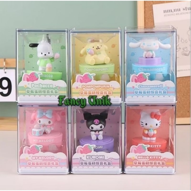 Sanrio Hello Kitty Kuromi My Melody Pom Pom Purin Cinnamoroll Pochacco Toy Figure | Shopee Malaysia