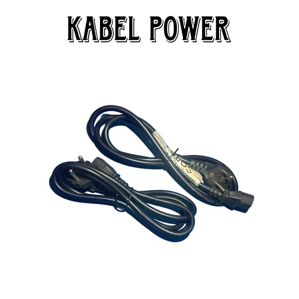 Ac POWER CABLE 3 HOLES 1,5M AND CPU POWER CABLE | Shopee Malaysia
