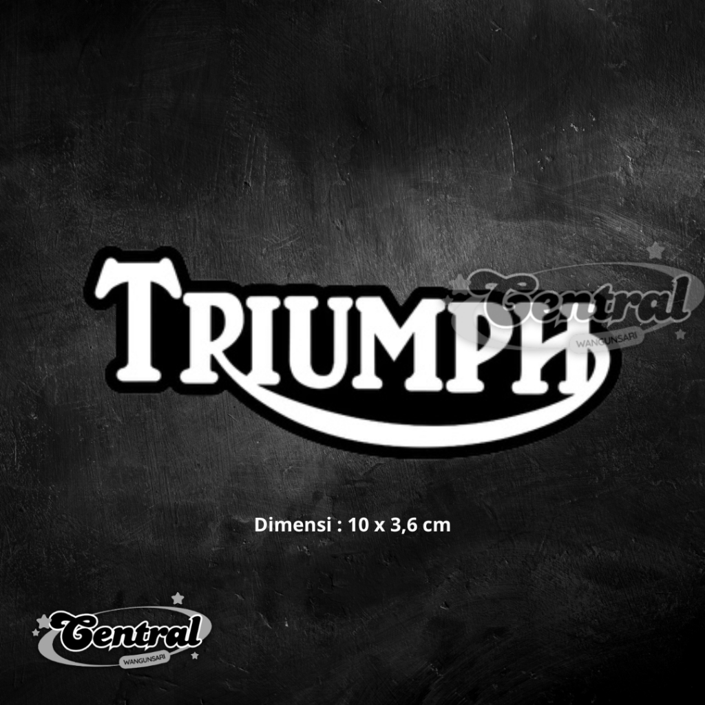 Triumph logo sticker, Triumph cutting sticker | Shopee Malaysia