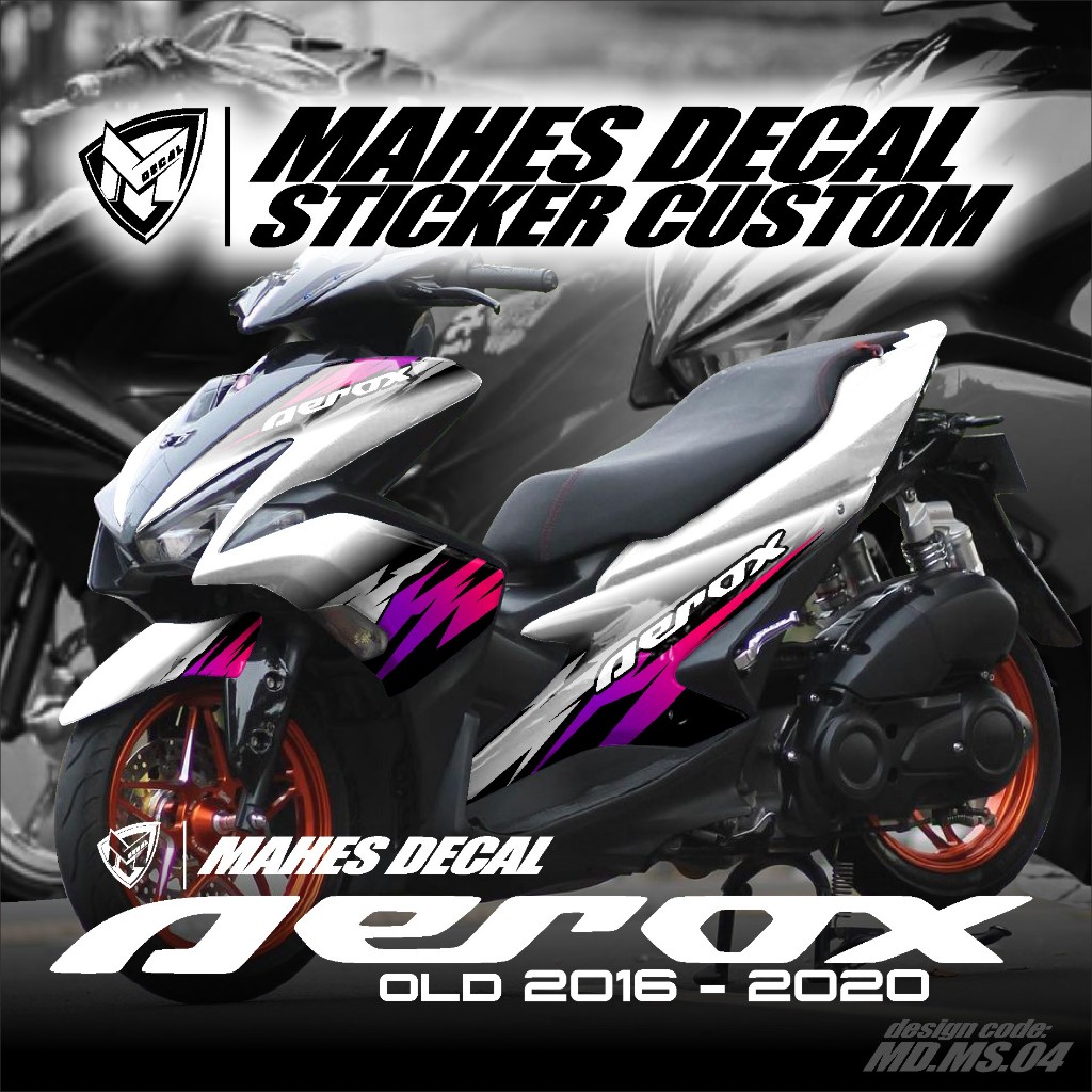 Latest Decal Sticker Aerox Old Full Body Sticker Aerox 155 VVA 2016 ...