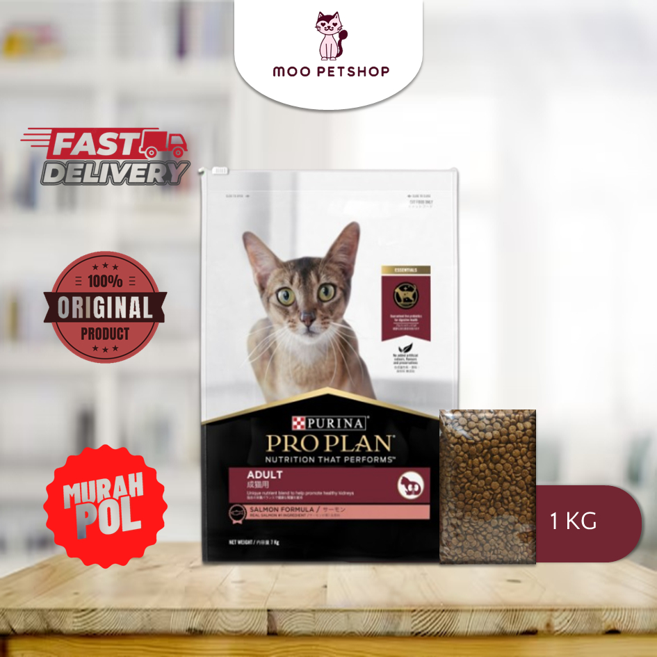 Pro Plan Adult Salmon 1kg Repack Packaging | Proplan Salmon for Adult ...