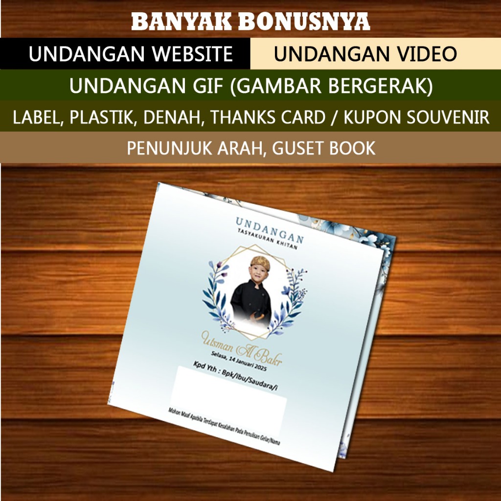 Circumcision Invitation / Circumcision Motif 21 - Circumcision ...