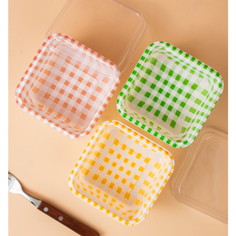 Popibake 10pcs Korean Box Dessert Cake Box Bolu Cake Pudding Dessert ...