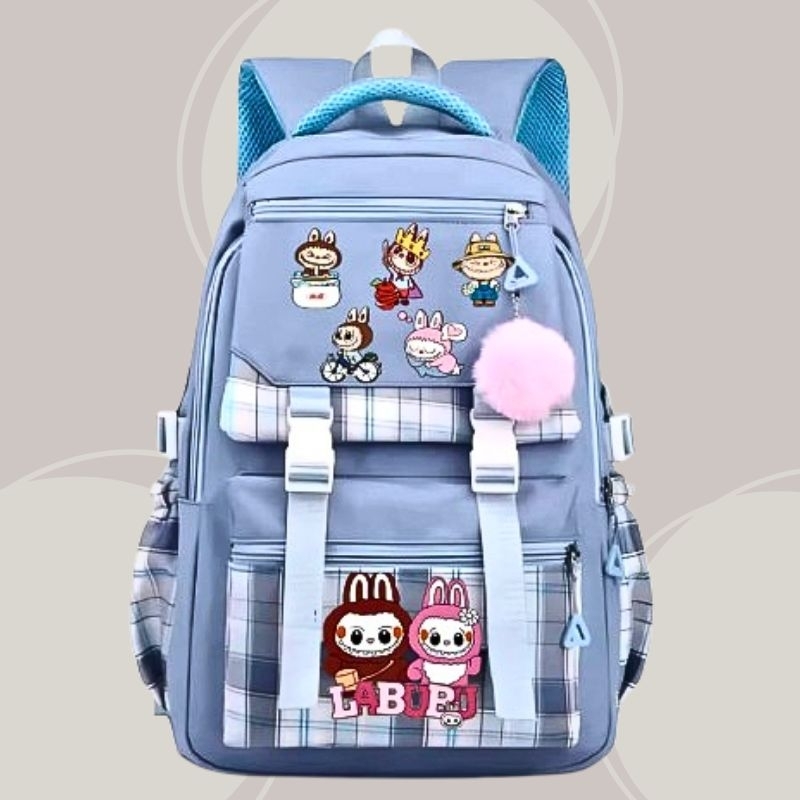 Labubu Backpack School Bag Character Bag School Backpack for Elementary ...