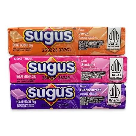 Sugus stick 30gr Sugus Candy Strawberry, Orange, Blackcurrant Flavor ...