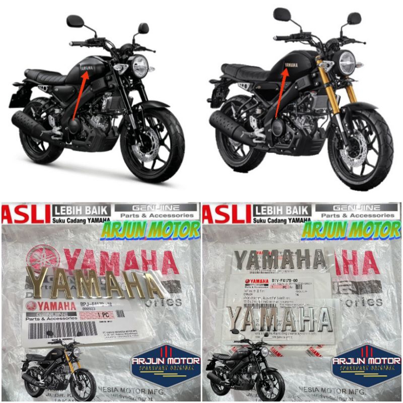 Yamaha XSR 155 XSR155 TENGKI TANK COVER EMBLEM price 1pc original ...