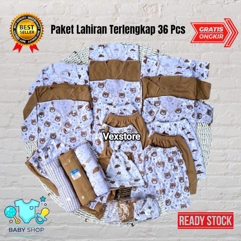 Baby Clothes Package Complete Set 36 Pcs Baby Newborn Clothes Motif ...